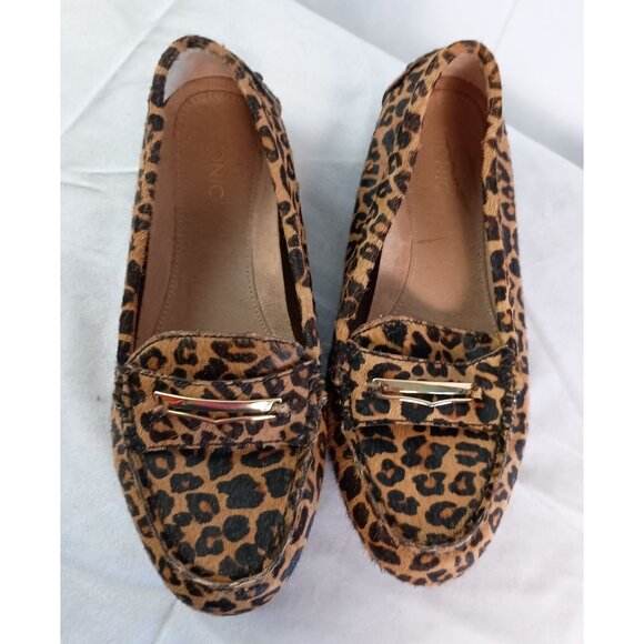 Vionic | Shoes | Vionic Honor Ashby Leopard Print Driving Flats Shoes ...